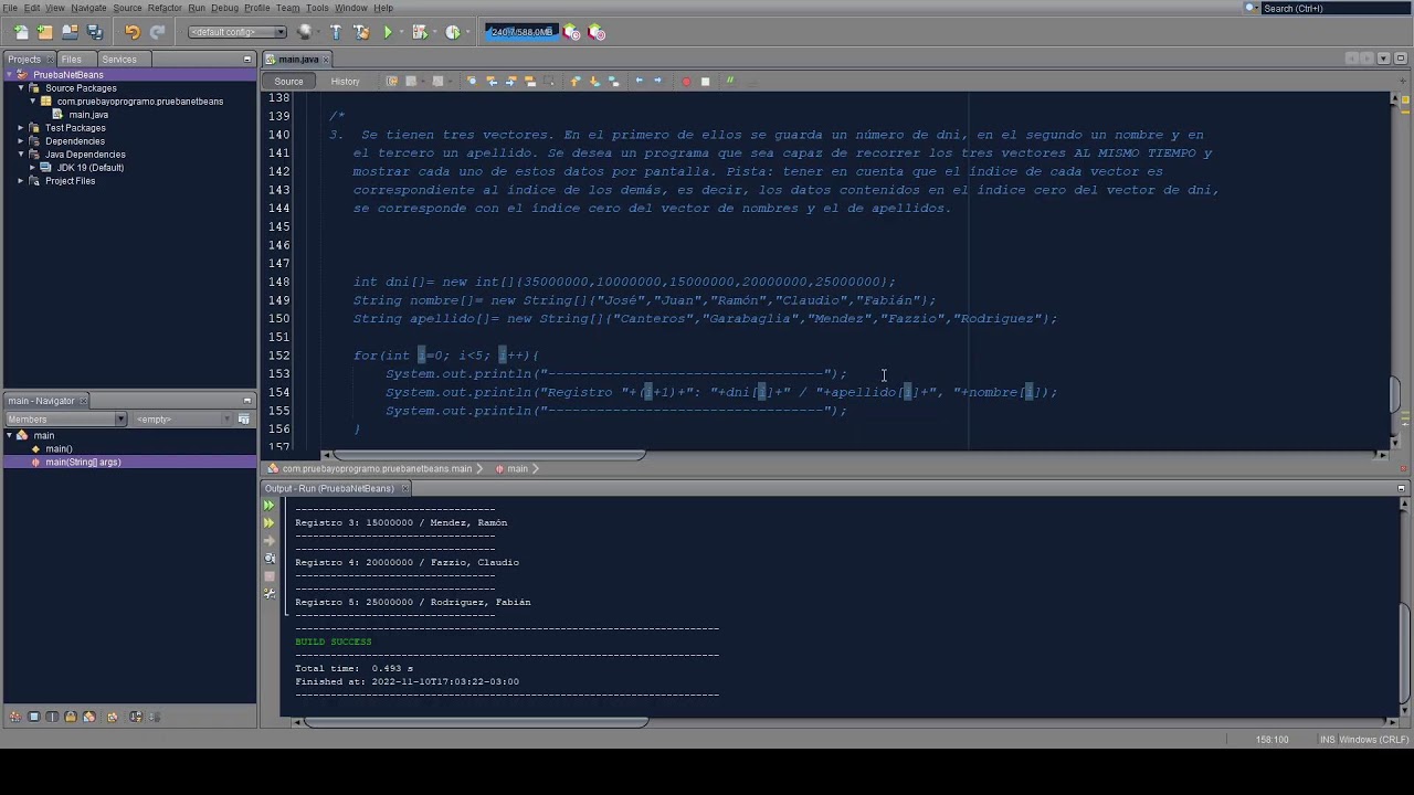 Prácticas básicas - JAVA - NetBeans