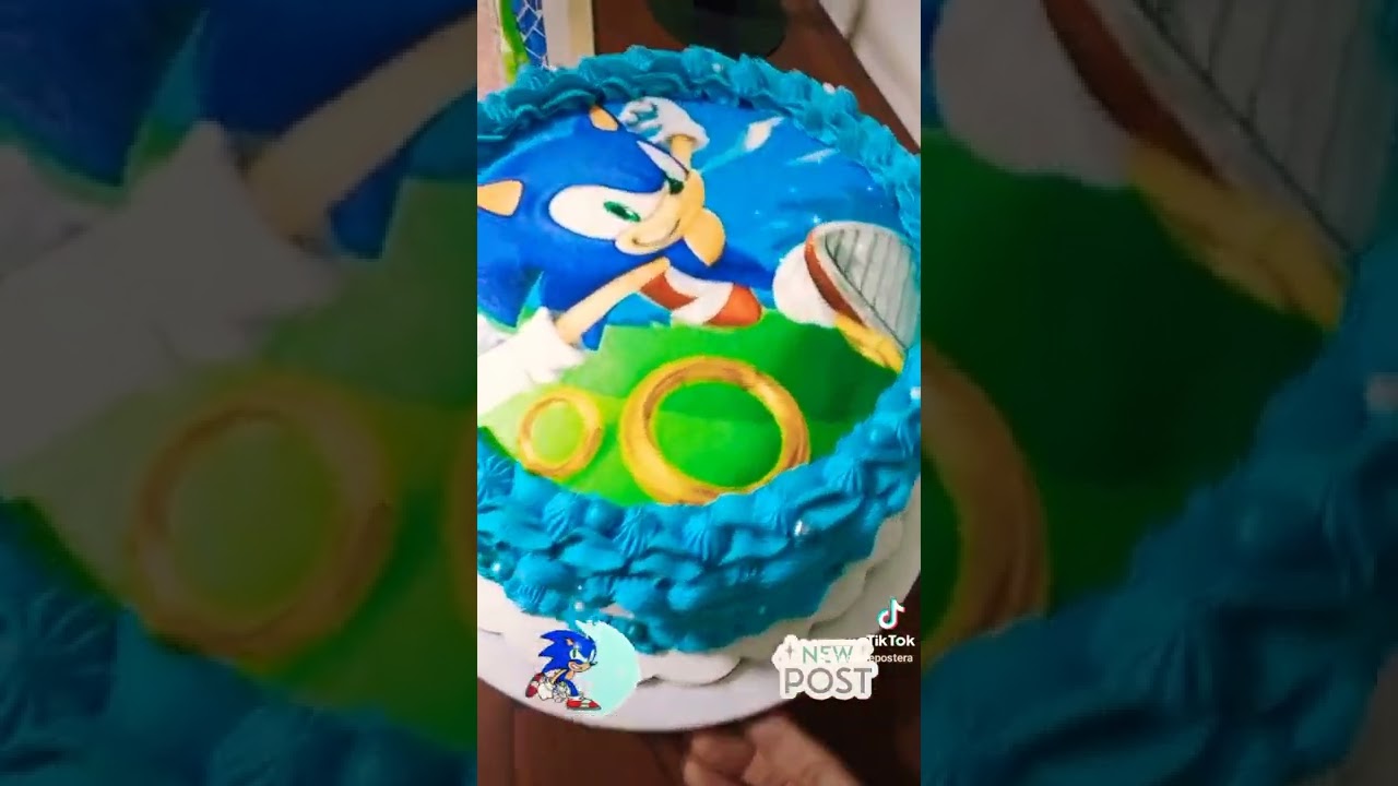 Pastel de Sonic