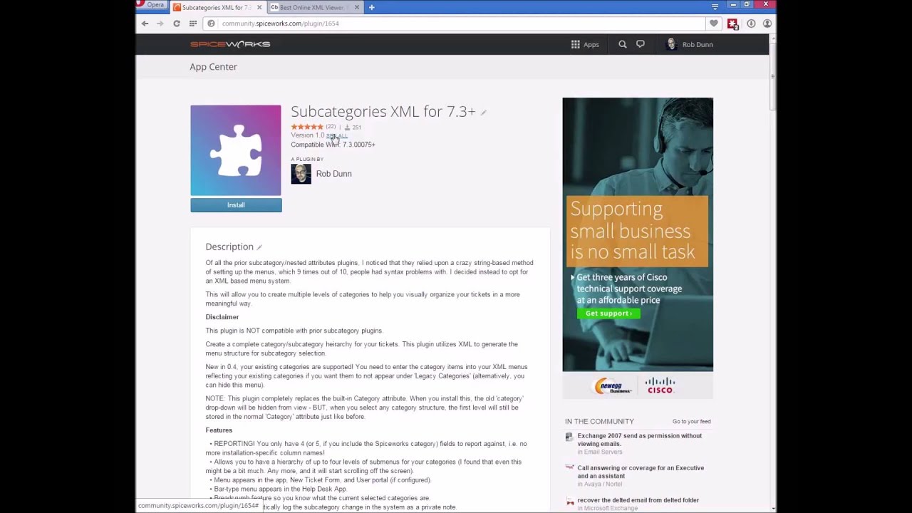 Spiceworks Plugin 101: Subcategories XML and the v2 Help Desk