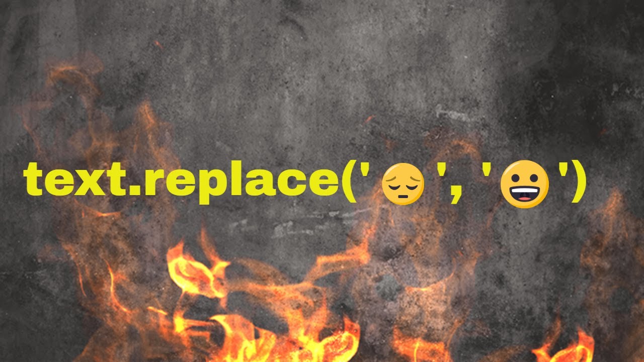 Python  | Method .replace()
