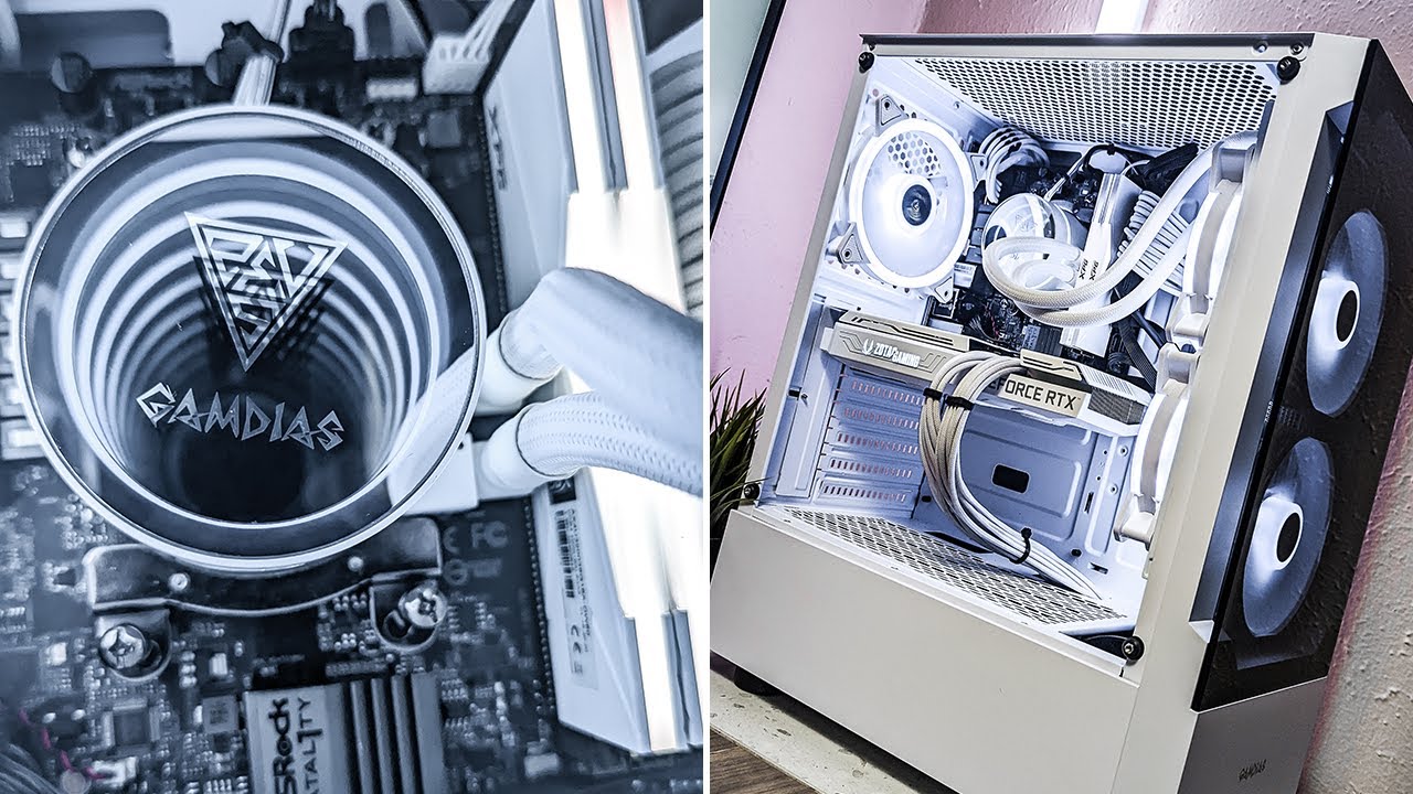 My ULTIMATE Final All White PC | Gamdias Talos E3 & Chione M3 + RTX 3060 in White