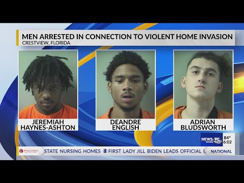 Crestview police arrest 3 men for home invasion, shooting