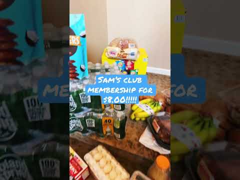 TODAY $8.00 SAM’S CLUB MEMBERSHIP!!!!!🏃🏾♀️🤑