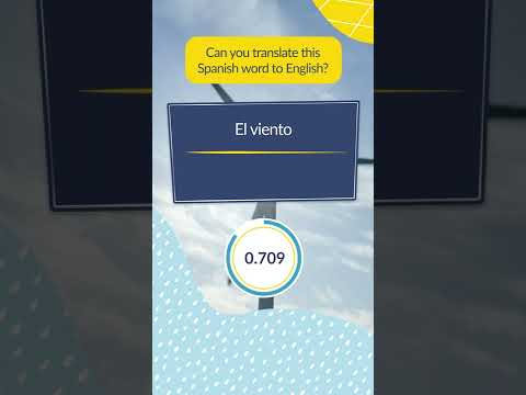 Spanish Weather Quiz: What is "El viento" in English? #Short