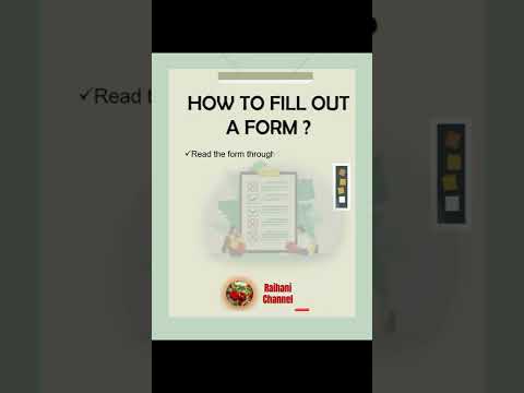 FILLING OUT FORMS | BAHASA INGGRIS PEMINATAN KELAS 12