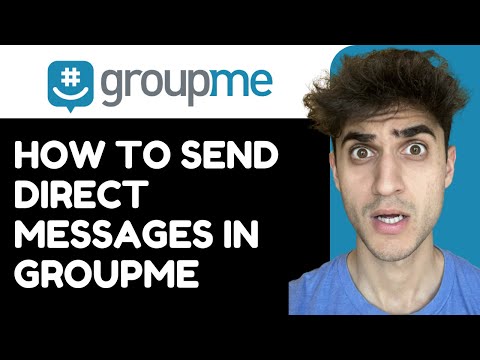 How to Send Direct Messages in GroupMe