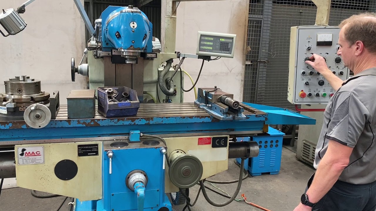MAC X5750A 2 Universal Ram Type Mill