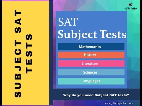 The Importance of SAT Subject Tests