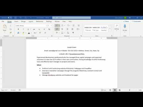 How to Write a Resume Objective Statement