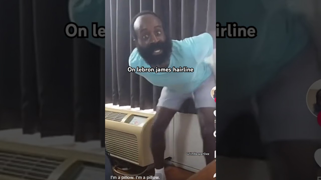 On lebron james hairline #memes#lebronjames#nbamemes#nba2k24