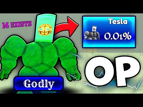 THE *NEW* 0.01% GODLY TESLA UNIT IS OP!!!!! | Wild Rails TD