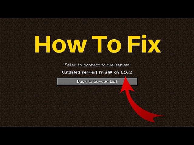 Top 5 Ways To Fix Cannot Connect To Server Error In Minecraft