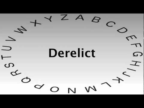 SAT Vocabulary Words and Definitions — Derelict