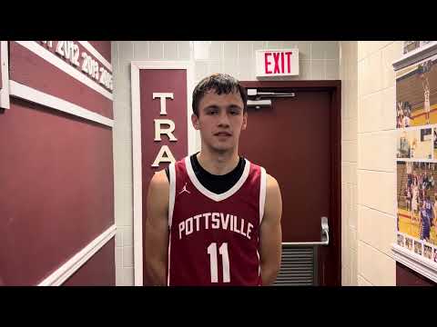 Pottsville’s Christian Alvarez postgame interview 2/12/24