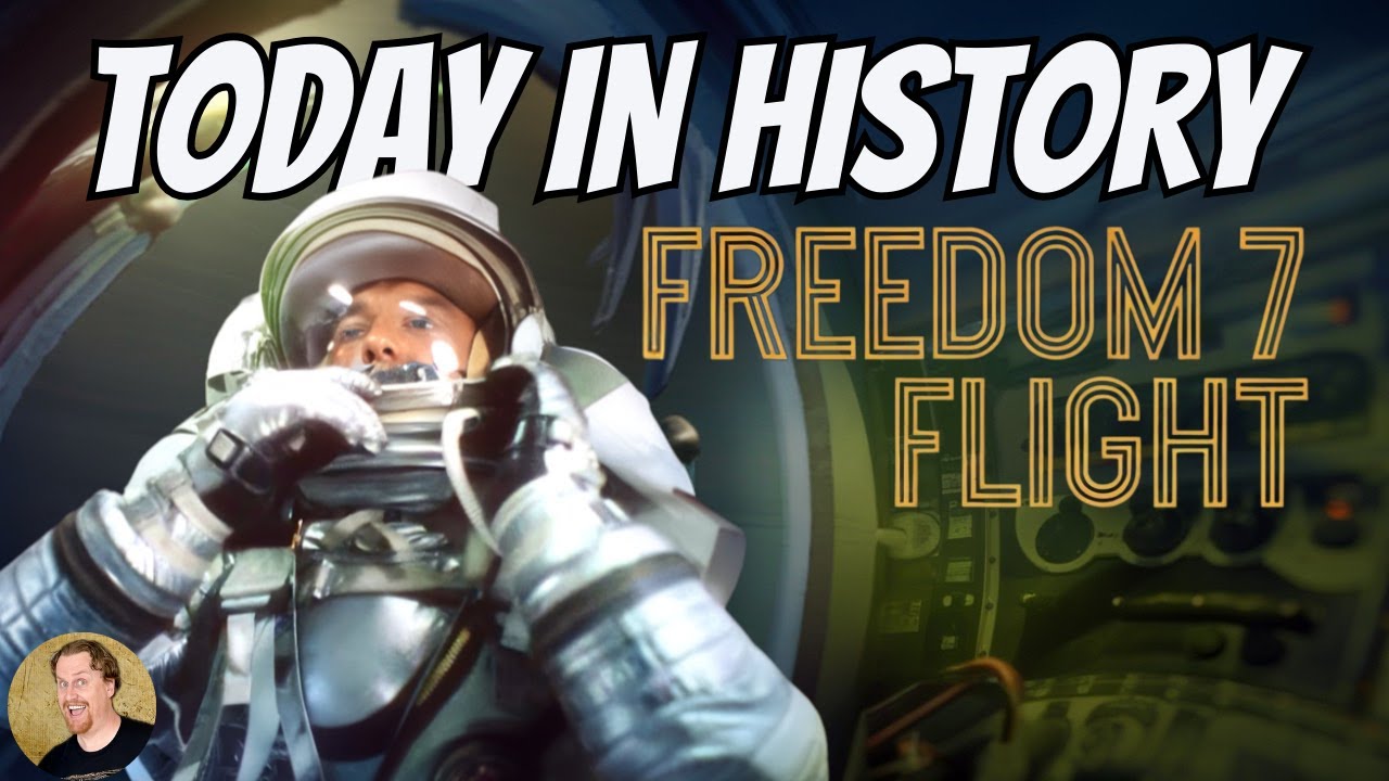 Alan Shepard Becomes First American in Space | Today in History (1961)
