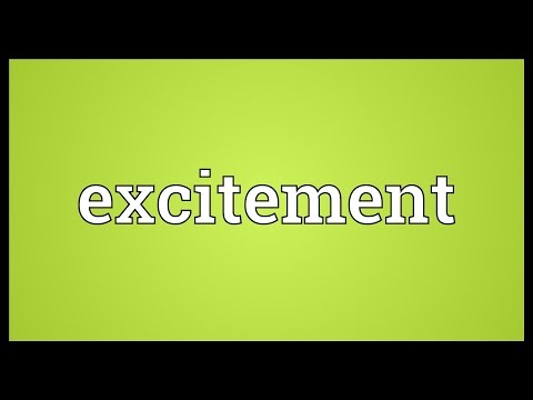 Excitement Meaning