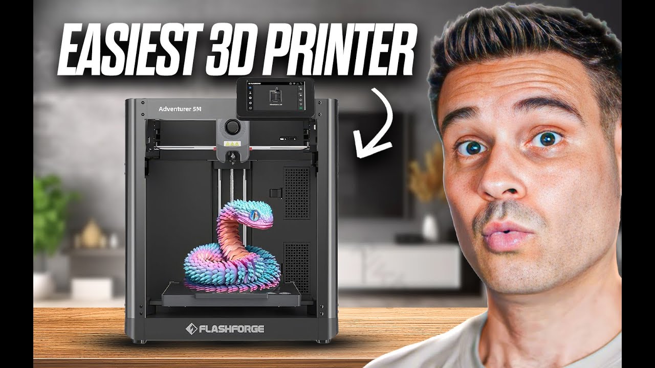 Unboxing & First Setup - Flashforge Adventurer 5M