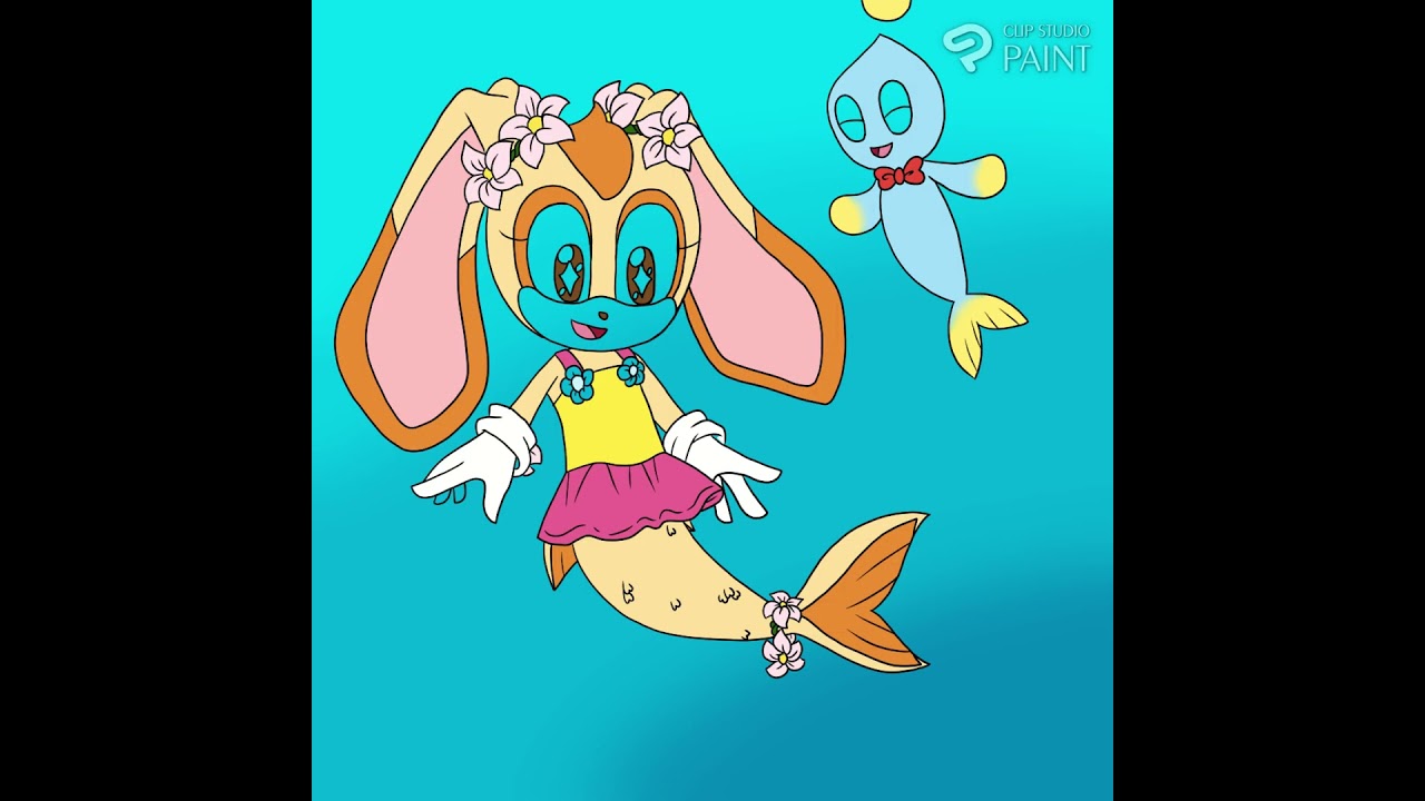 Mermaid Cream & Cheese the MerChao! MerMay 2023 (Time lapse)