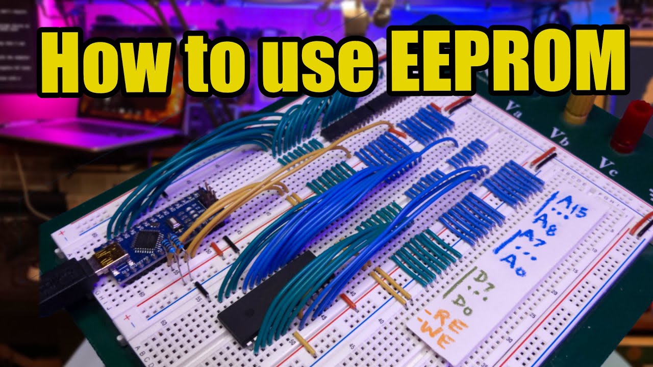 Burn an EEPROM with an 8-bit computer bus
