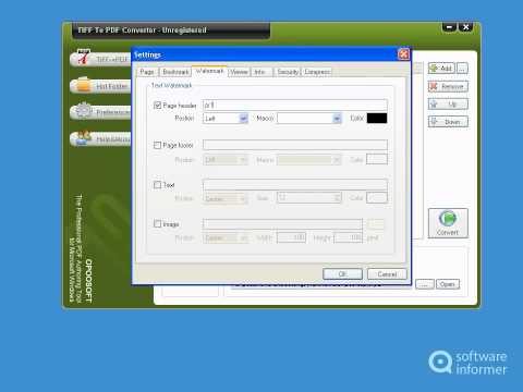 OpooSoft TIFF To PDF Converter - a first look
