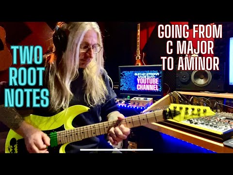 Shifting Root Notes Over C Major and A Minor Guitar Lesson #beginnerguitarlessons