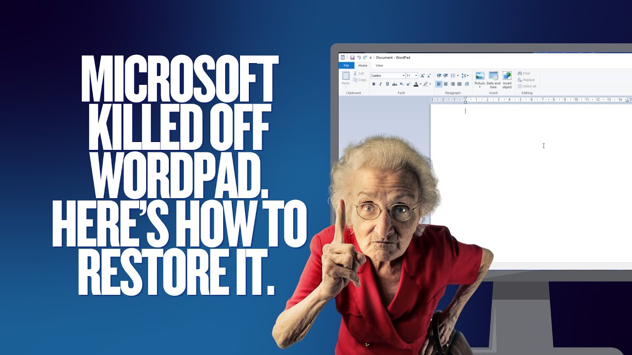 Microsoft Killed Off WordPad. Here’s How to Restore It