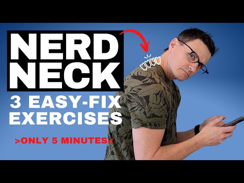'I'm a doctor, here are 3 exercises to help get rid of 'nerd neck' condition I see all the time ...