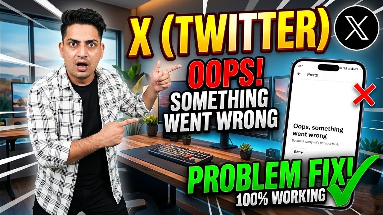 Twitter app not working problem | Twitter oops something went wrong |Twitter feed loading today 2026