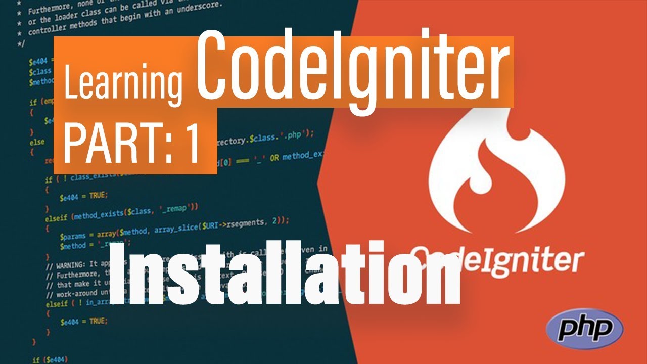 CodeIgniter: Getting started with CodeIgniter Installation (PART 1)