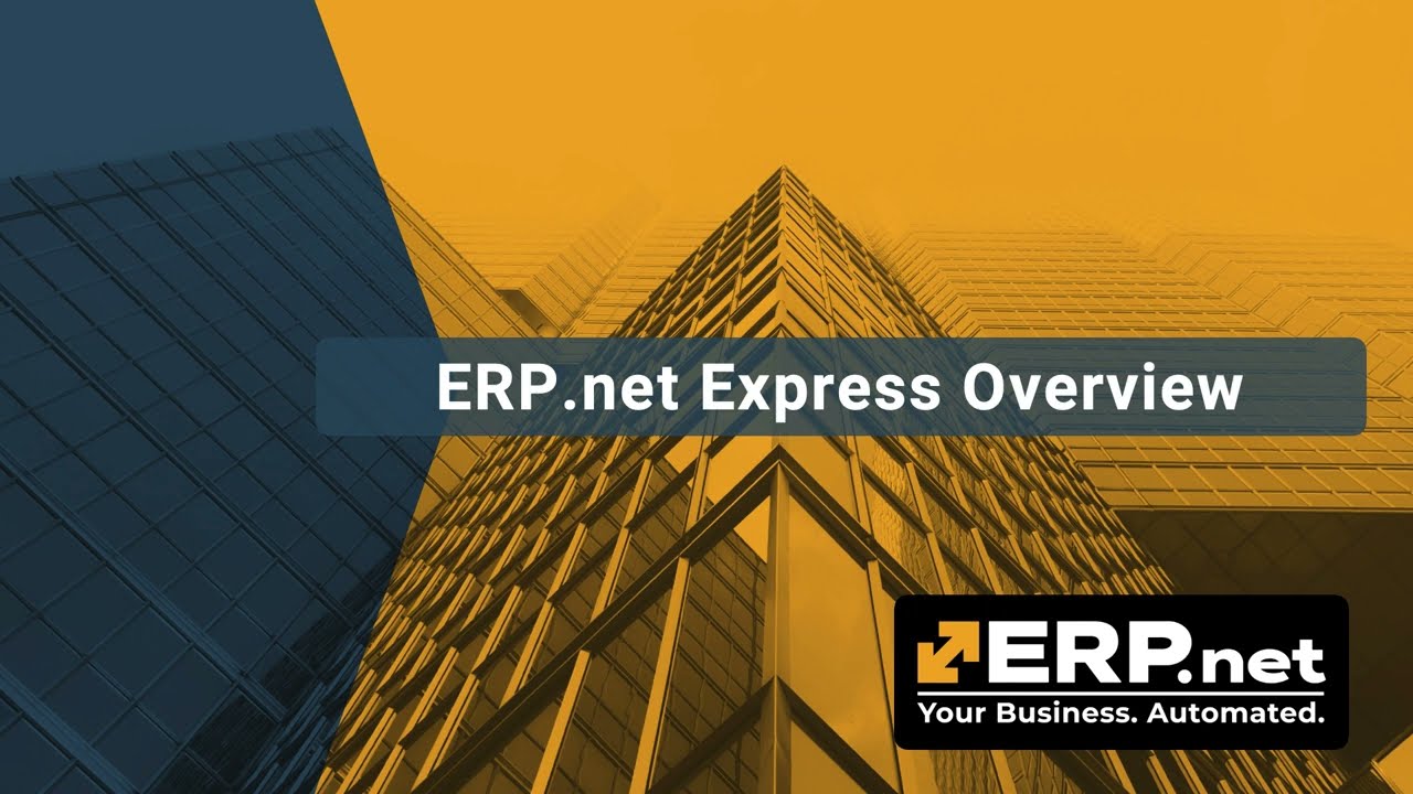 ERP.net Express Overview