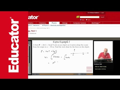 Physics: Work Done by a Force