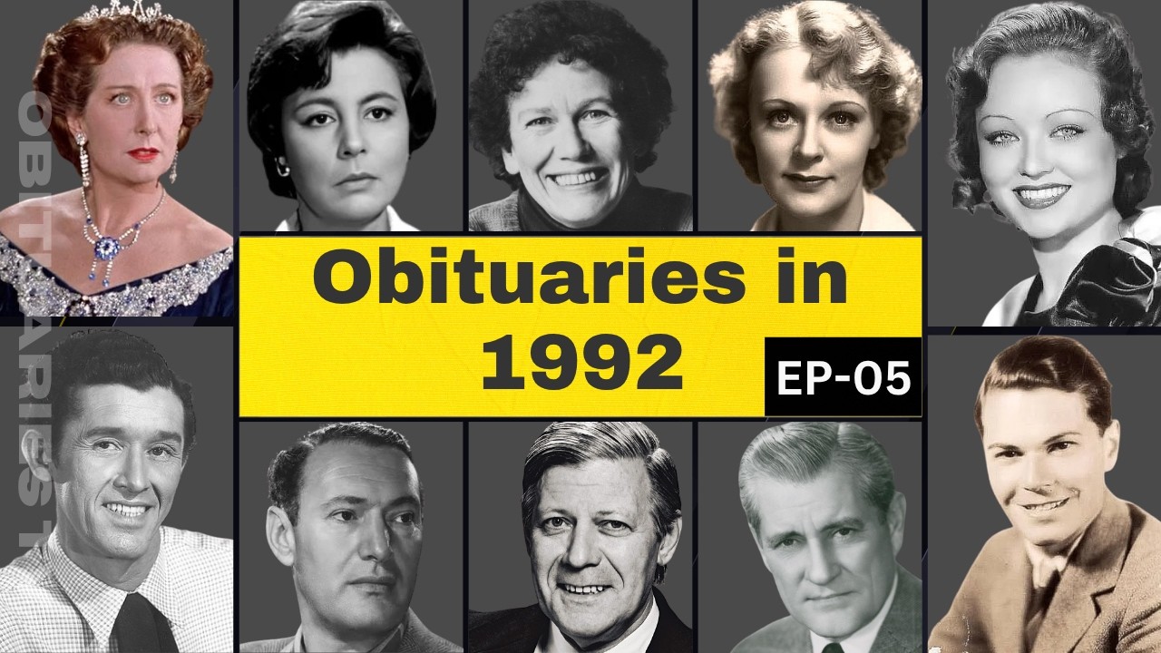 Deaths in 1992s Part 05 OBITUARIES TV