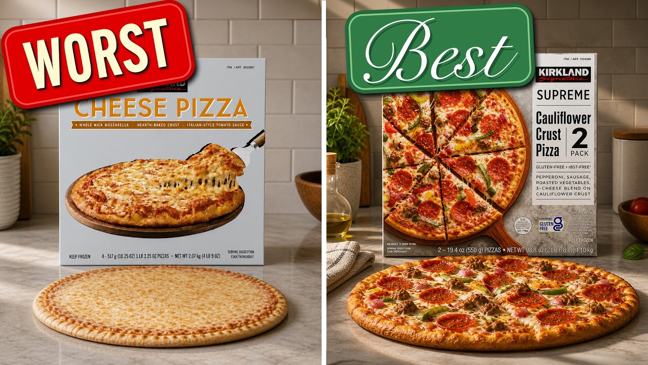 Costco Frozen Pizzas RANKED Worst To Best (One Surprised Me)