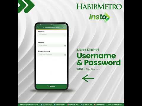 Registration With HABIBMETRO Insta Mobile App