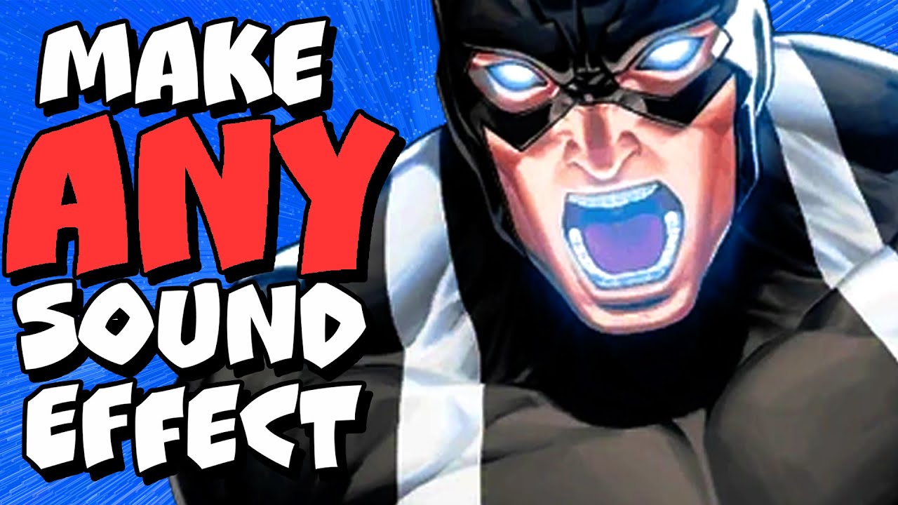 How to make sound effects for your comic