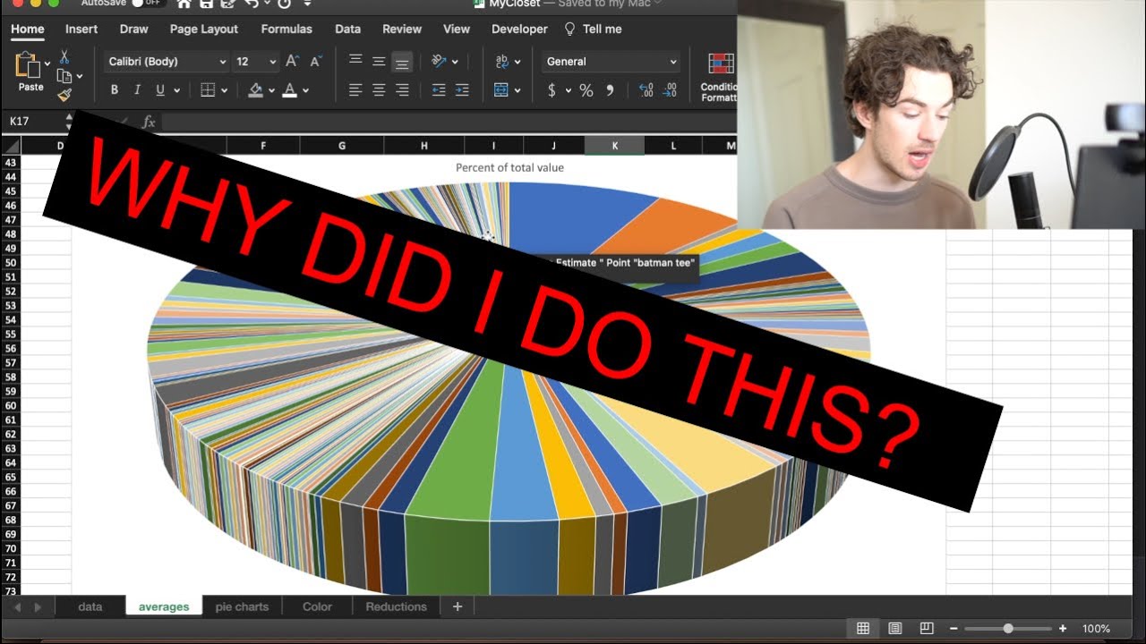 An IN-DEPTH Excel Spreadsheet of my ENTIRE Closet | A Decluttering Exercise