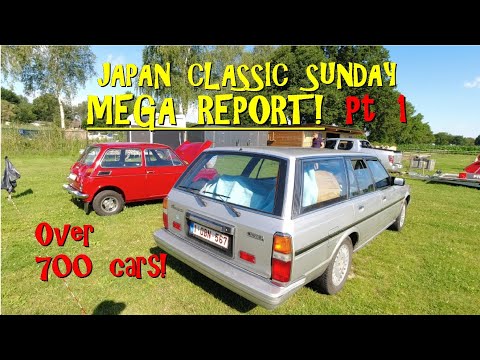 Japan Classic Sunday - over 700 cars! Amazing turnout. Part 1