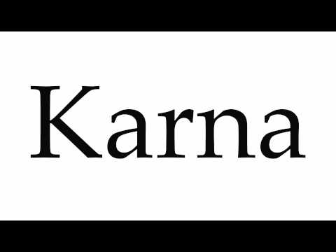 How to Pronounce Karna