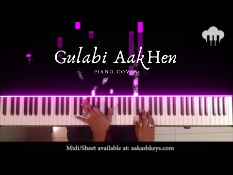 Gulabi Aakhen | Piano Cover | Mohammed Rafi | Aakash Desai