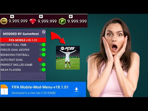 FC MOBILE 25 MOD APK v18.1.01 Gameplay - EA FC Mobile MOD MENU APK 2025 (Unlimited Money & Coins)