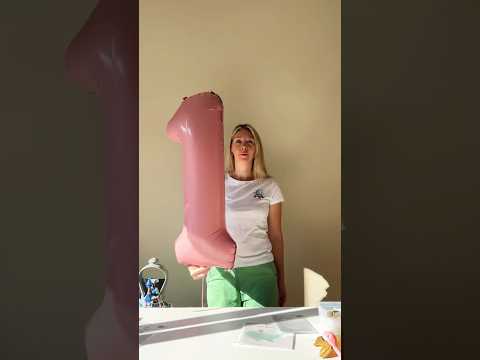 Number 1 #sakalosa #bonsballoons #balloon #helium #birthday #funny #decoration #shorts #viral #fyp
