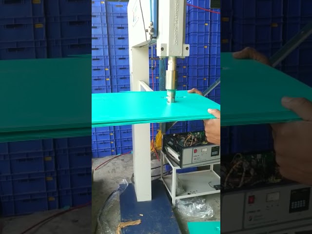 Ultrasonic PP Corrugated Box Welding Machine - Multi Head PP Corrugated ...