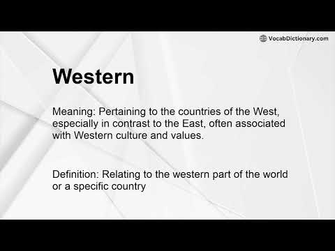 Western Meaning