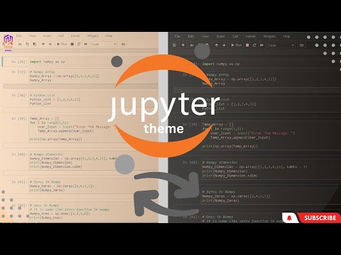 How to change Jupyter Notebook to Dark Mode | Jupyter Notebook Dark ...
