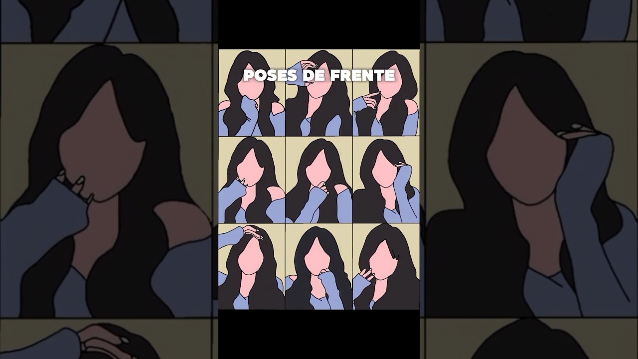 poses fáceis de frente ✨💞                                       as imagens eu peguei do pin! 🩷