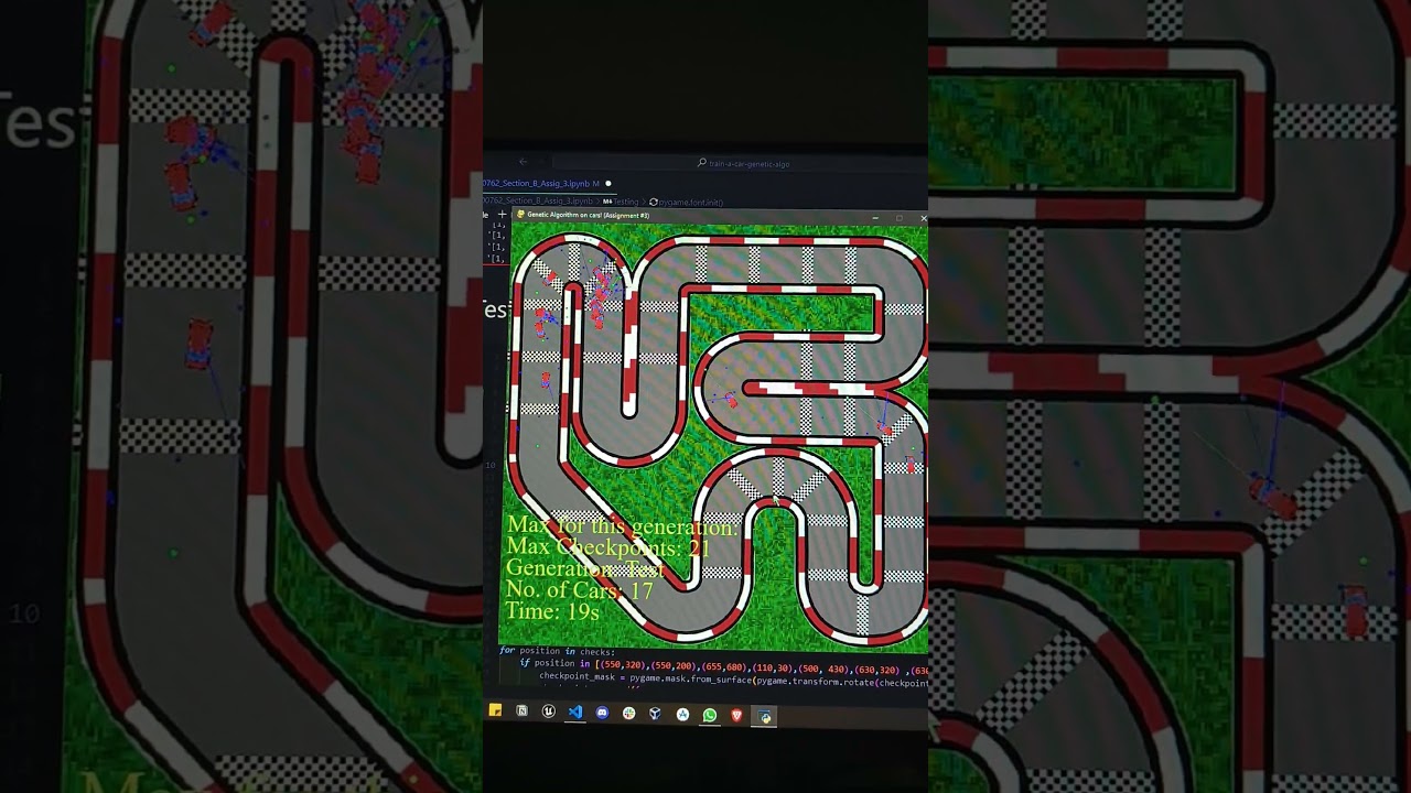 AI Learns To Find Its Path | Python - Pygame #python #ai