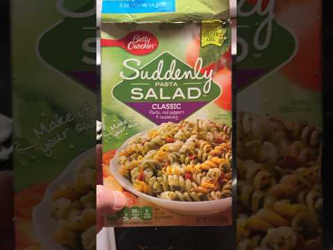 Suddenly pasta salad ๐ฅ
