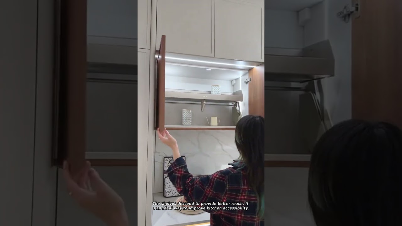 Amazing Pull-Down Systems for Easy Kitchen Cabinet Access