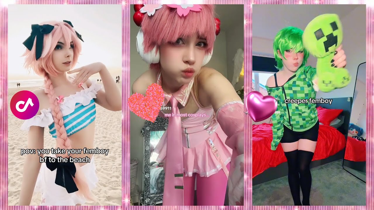 FEMBOY Cosplays TikTok Compilation # 27
