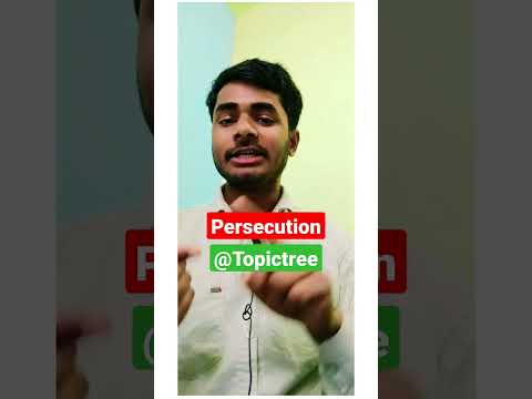 What's the meaning of persecution || YouTube shorts (@topictree1885 )